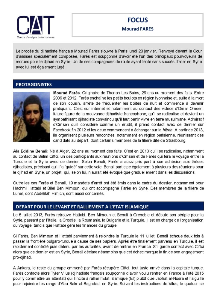 FOCUS Mourad FARES | CAT